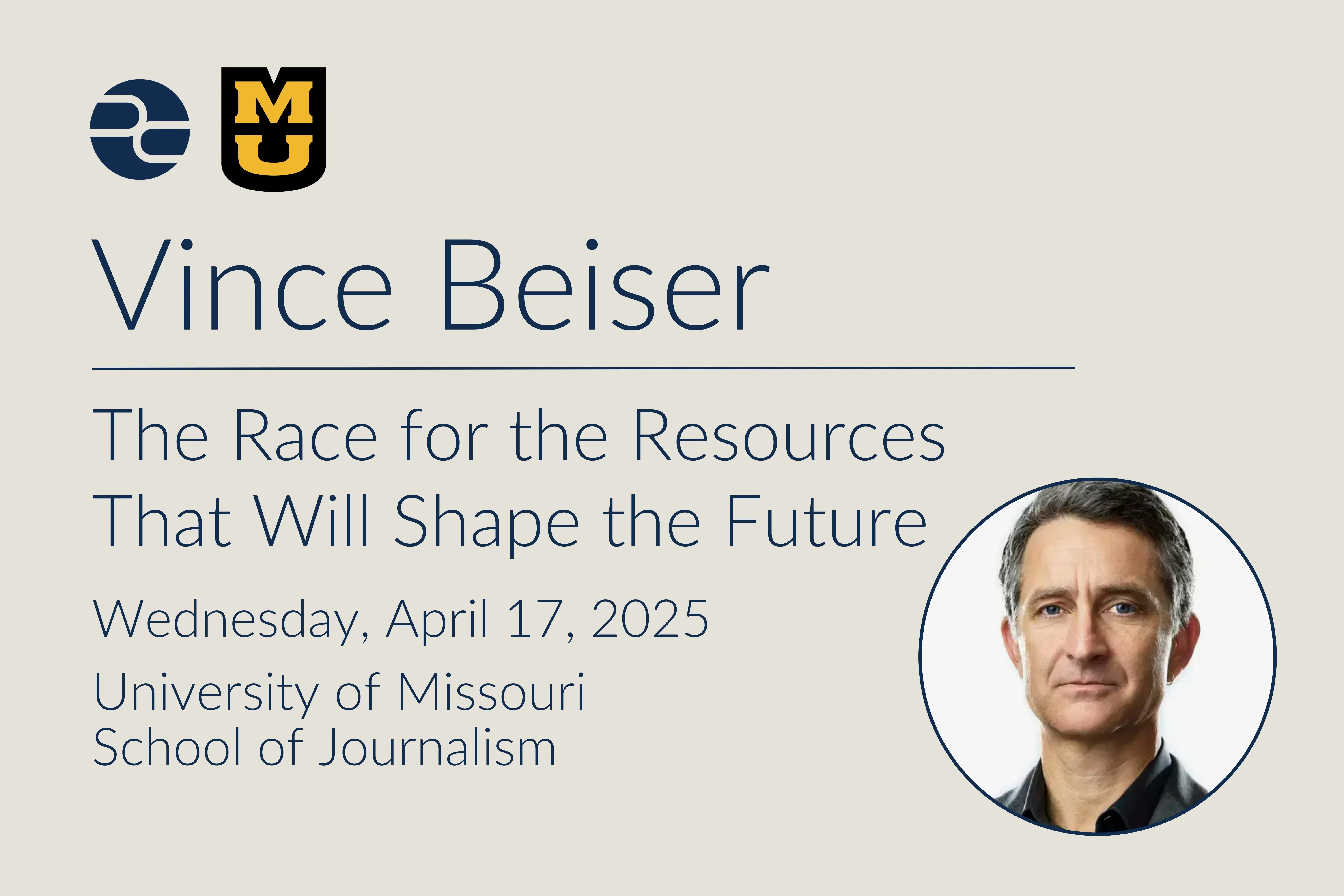 Vince Beiser Speaks on Critical Minerals at University of Missouri | Pulitzer Center